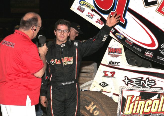 FREDDIE RAHMER WINS WILD 410 SPRINT CAR FEATURE AT LINCOLN :Racers ...