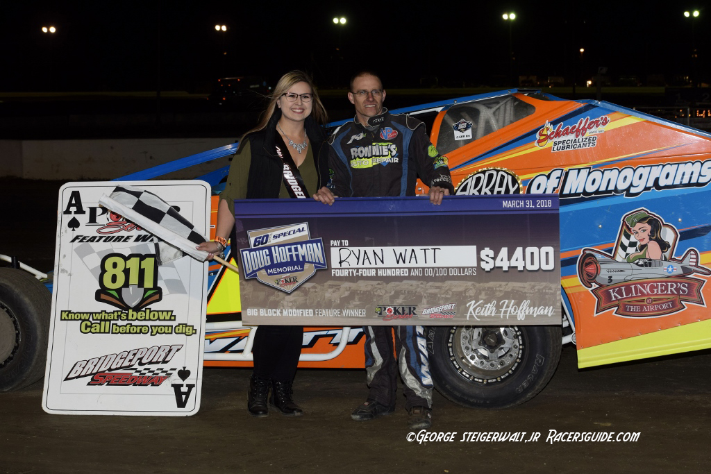 BRIDGEPORT SPEEDWAY HONORS DOUG HOFFMAN WITH 2019 SEASON OPENER :Racers ...